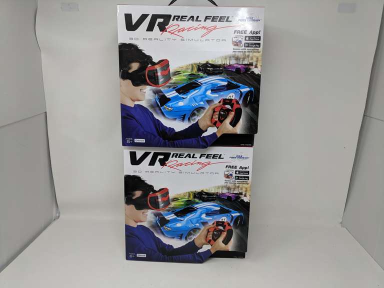 Lot of 2 VR Real Feel Racing 3D Reality Simulator Gaming System with ...