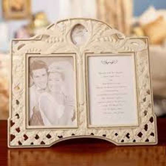 Lenox Wedding Promises Double 5" x 7" Invitation Frame - Dutch Goat