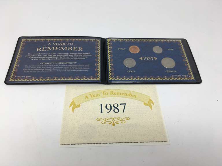 A Year to Remember: 1987 Coin Set - Dutch Goat