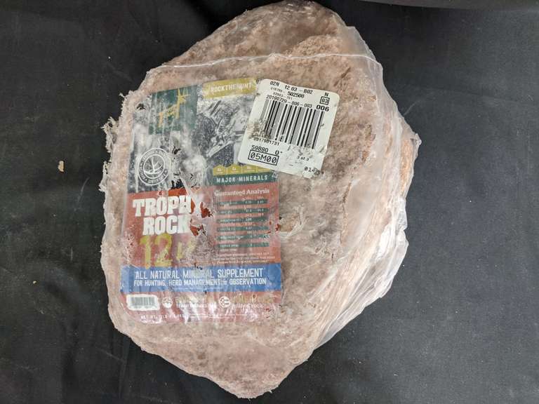 Trophy Rock 12 lbs - essential trace minerals - for hunting, herd ...