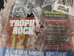 Trophy Rock 12 lbs - essential trace minerals - for hunting, herd ...