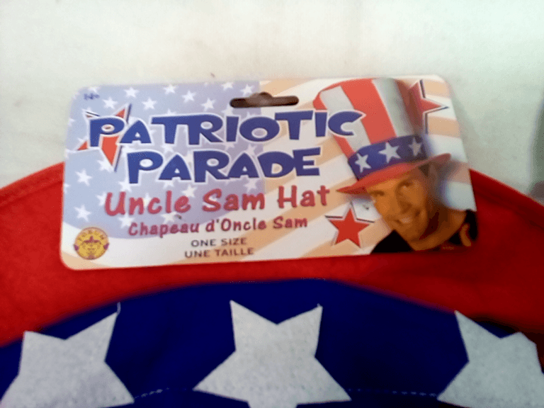 Patriotic Parade, Uncle Sam Top Hat, Multi-Color - Dutch Goat