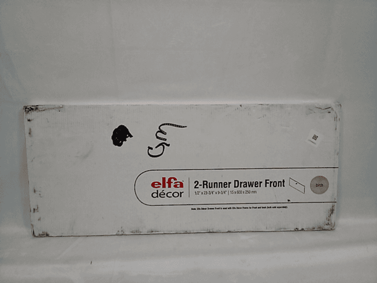 Elfa Decor 2-Runner Drawer Front, Birch Wood, Natural Brown - Dutch Goat