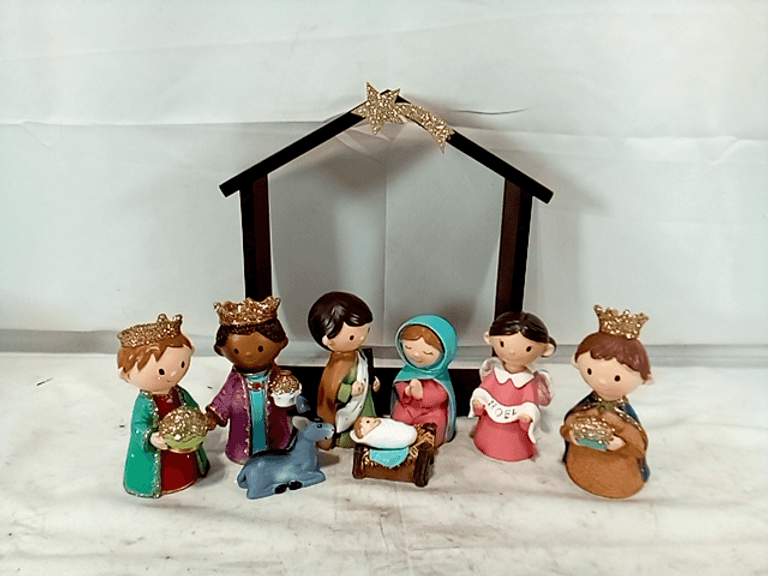 Member's Mark 11-Piece Children's Nativity Set - Caucasian - Dutch Goat