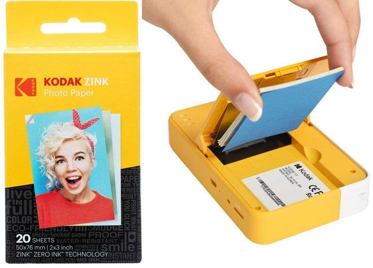 Kodak Sticky-Backed Zink Photo Paper – 2" x 3" 20 Sheets - Dutch Goat