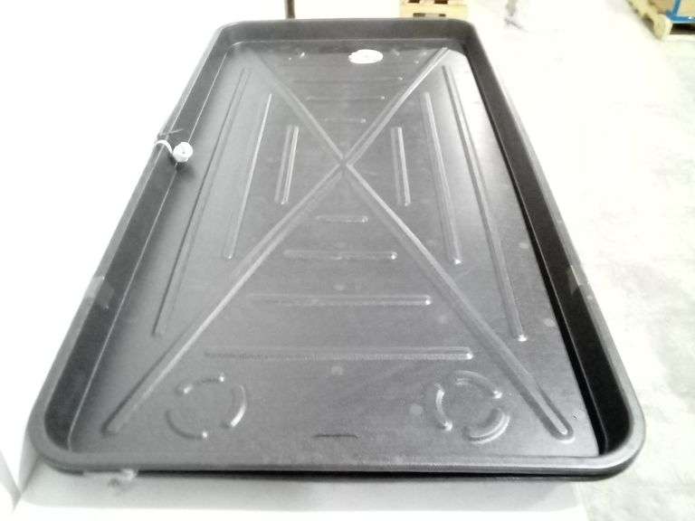 Lot of 2 DiversiTech Asurity Plastic Rectangular Drain Pan - Dutch Goat
