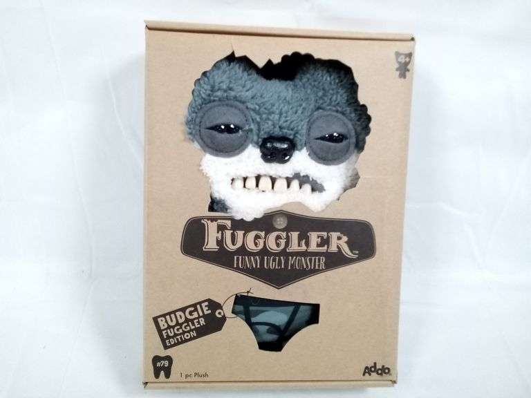 Addo, Budgie Fuggler Sketchy Squirrel Funny Ugly Plush, Grey - Dutch Goat