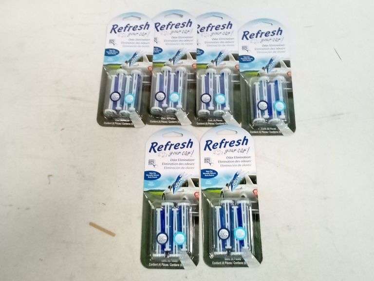 Refresh Your Car, Cool Breeze & New Car Scent Solid Vent Clip ...