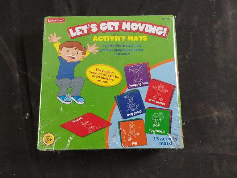 Lakeshore "Let's Get Moving" Activity Mats - Dutch Goat