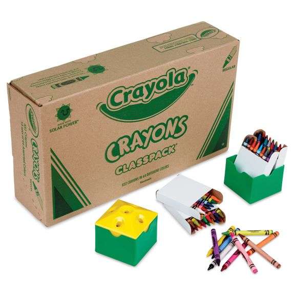 Crayola Crayons Classpack – Regular, 832 Crayons in 64 Different Colors ...