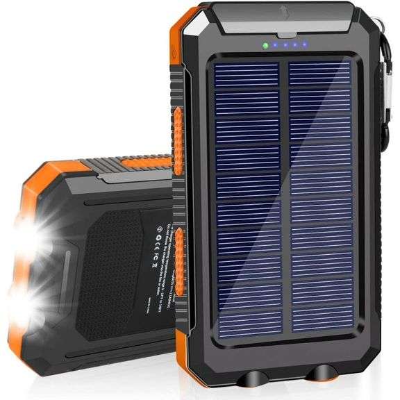 Powerbank Solar Charger – 5V 2.4A (Max) 20000mAh S1008D - Dutch Goat