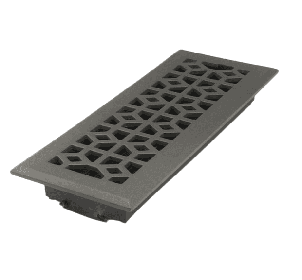 Allen + Roth Marquis Decorative Floor Register – Pewter 4" x 12 ...