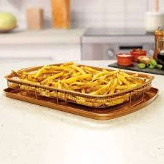 Gotham Steel, Nonstick Crisper Tray, Size XL, 2 Pieces - Dutch Goat