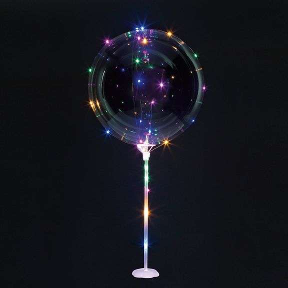 Lot of 4 321 Party! LED Balloon Kit – Colored LED Balloons w/ Stick ...