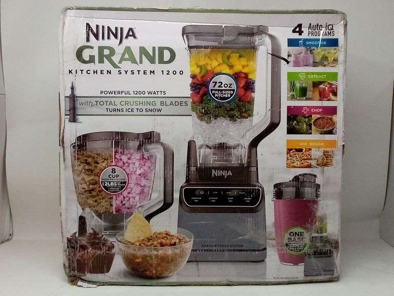 Ninja, Grand Kitchen System 1200 Blender, 1200 Watt Power Blender KS500 ...