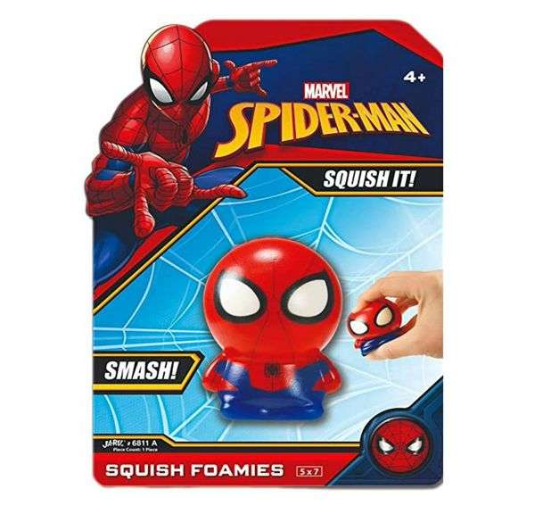Ja-Ru Marvel Avengers Spider-Man Squish Foamies Toy - Dutch Goat