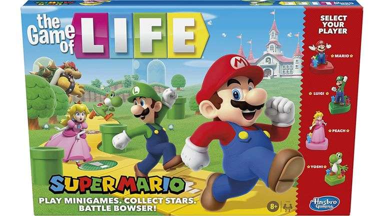 Hasbro Gaming, The Game of Life Super Mario Edition Board Game - Dutch Goat