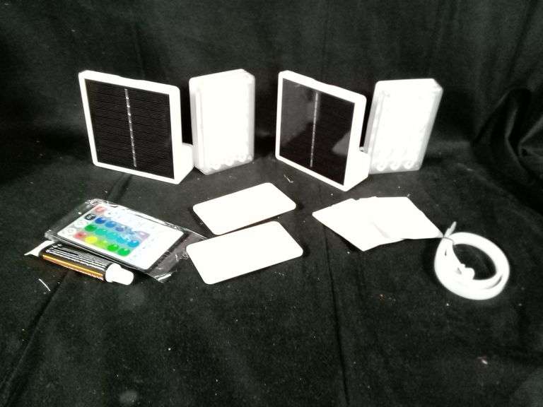 Solar Powered Outdoor Lights, White - Dutch Goat