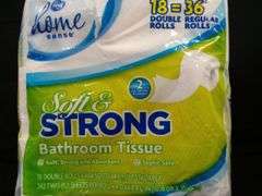 Kroger Home Sense Soft & Strong Bathroom Tissue – 18 Double Rolls ...