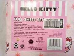 Hello Kitty Cotton Full Sheet Set, Pink - Dutch Goat