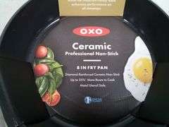 OXO Ceramic Professional Non-Stick Fry Pan w/Stainless Steel Handle ...